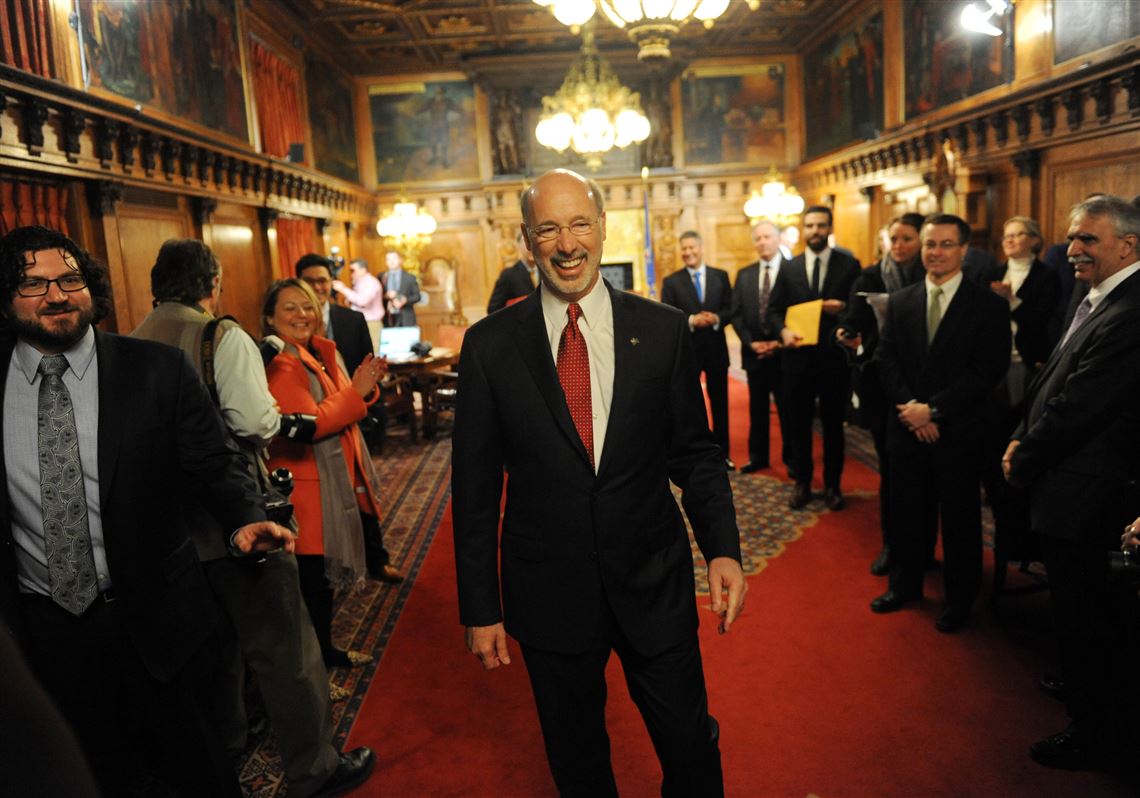 What defined Tom Wolf’s first year in office | Pittsburgh Post-Gazette