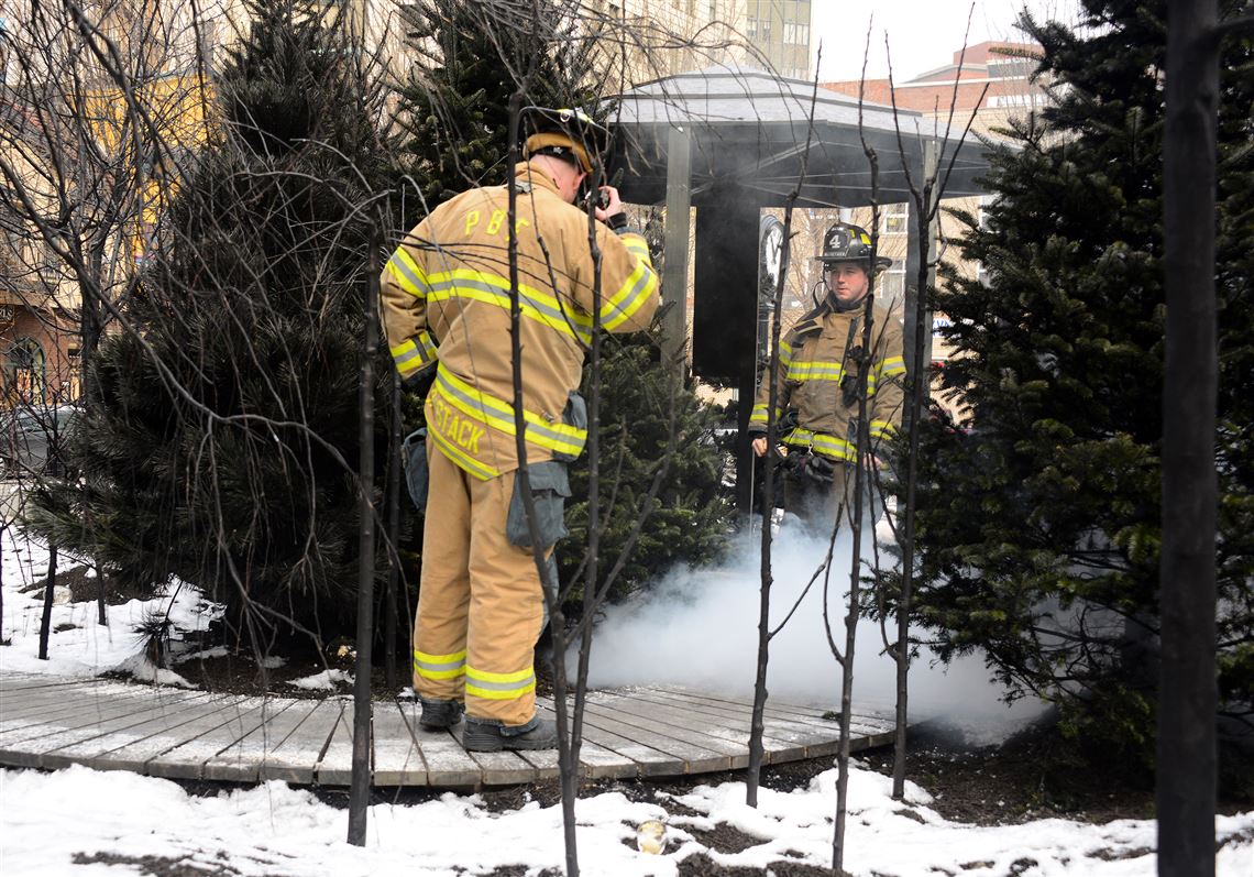 In Market Square, where there's smoke, there may not be fire ...