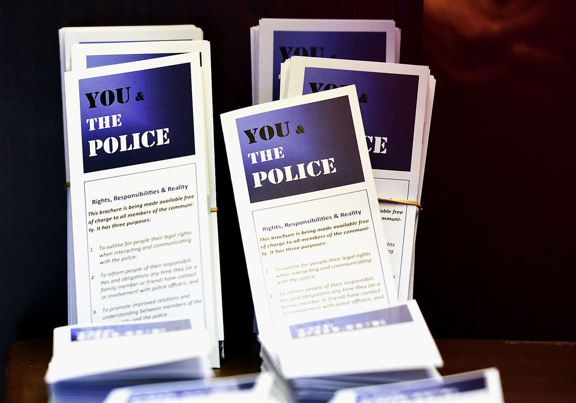 Pittsburgh community groups, police unveil updated flier on ...