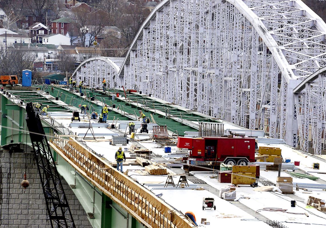 Hulton Bridge construction advances | Pittsburgh Post-Gazette