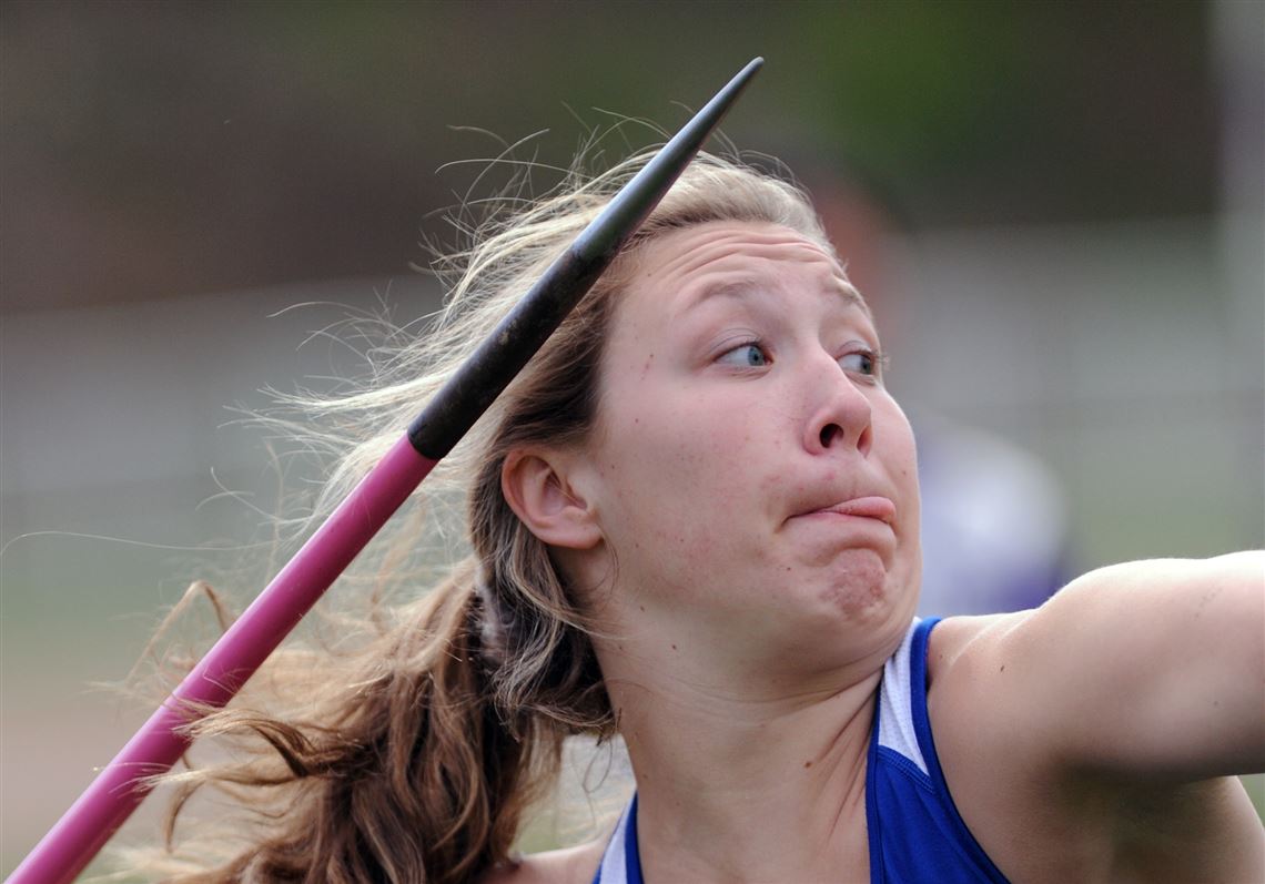 Connellsville sophomore sets national record for girls in javelin throw ...