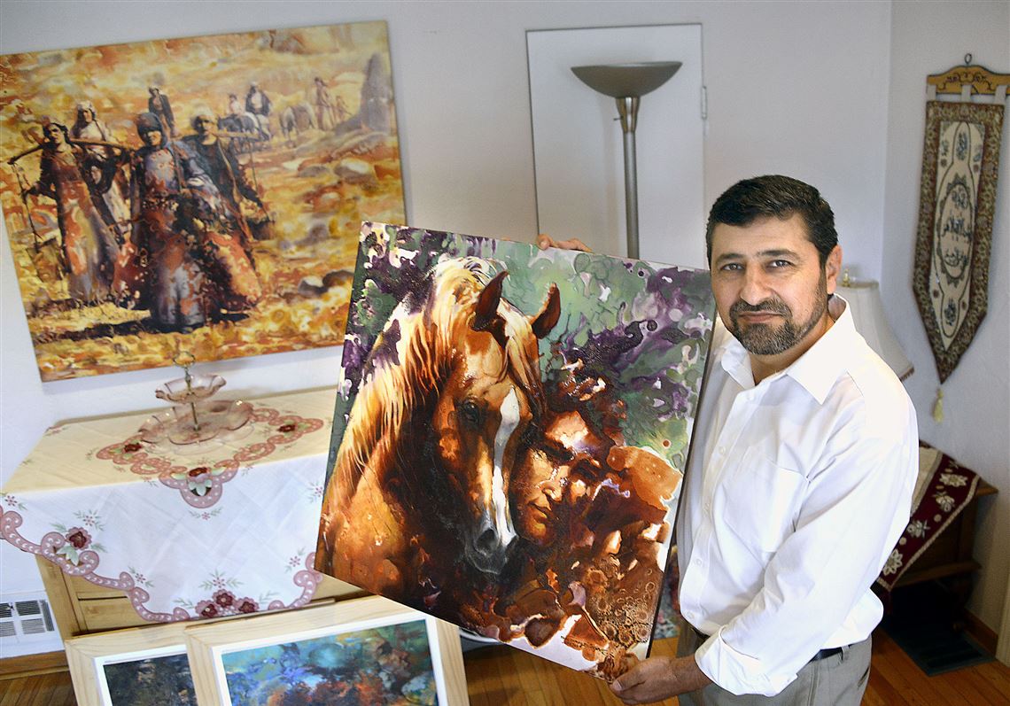 Iraqi artist finds home in Pittsburgh | Pittsburgh Post-Gazette
