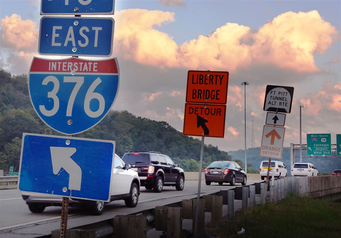 TRAFFIC: Suggested detours with Liberty Bridge closure | Pittsburgh ...