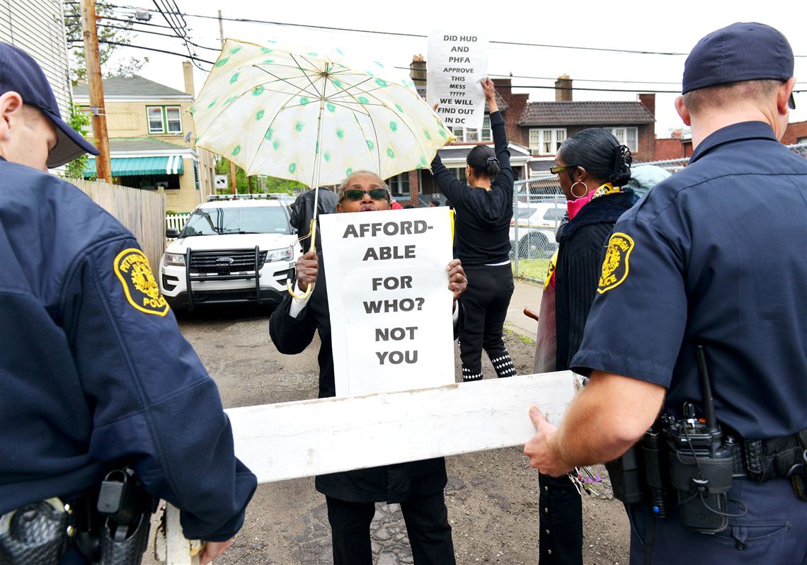 Demonstrators protest groundbreaking for Homewood development ...