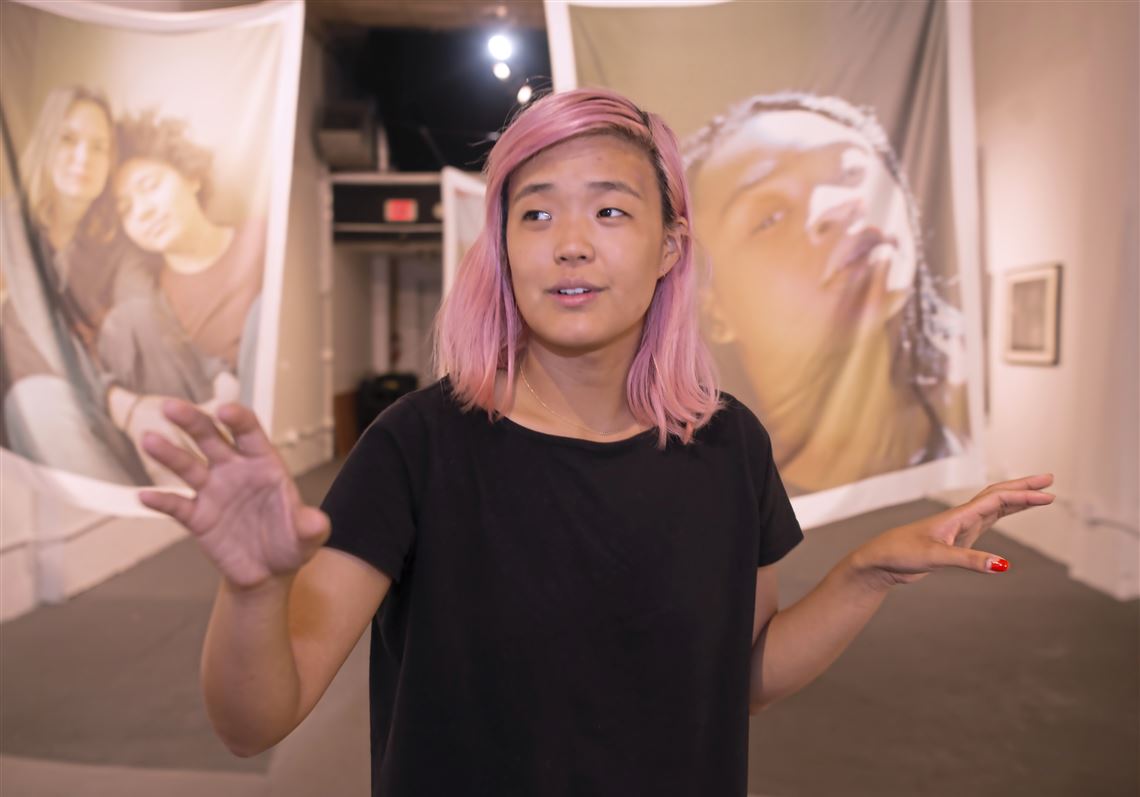 Feminist art exhibition screams: 'I'M NOT WITH HIM' | Pittsburgh Post ...