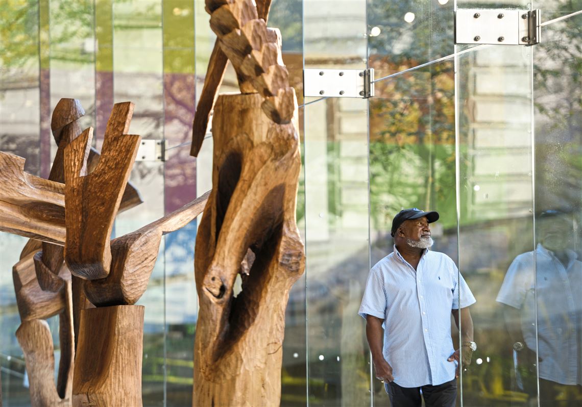 Carnegie International visitors sometimes get to chat with sculptor ...