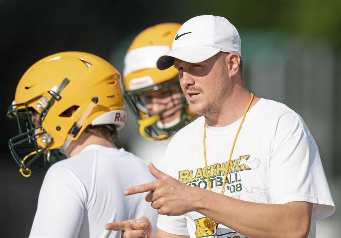 Two weeks from first game, Blackhawk football coach Zack Hayward ...
