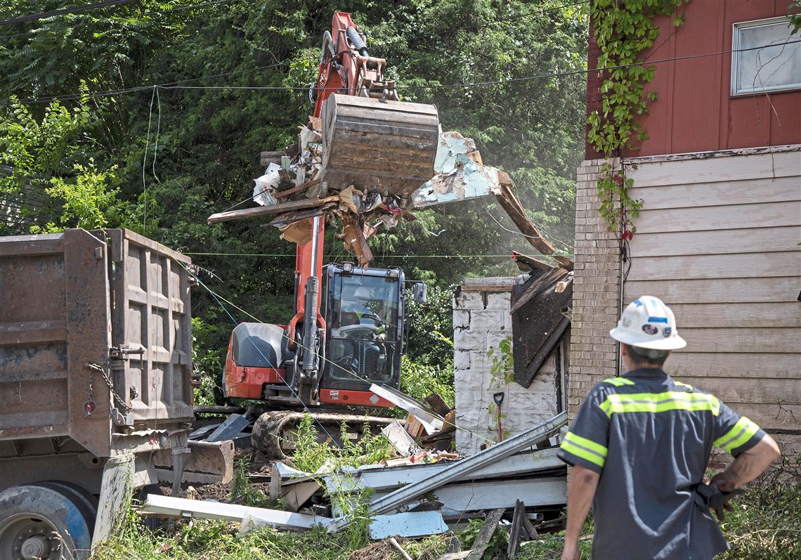 Pilot demolition projects measure lead in soil before and after ...