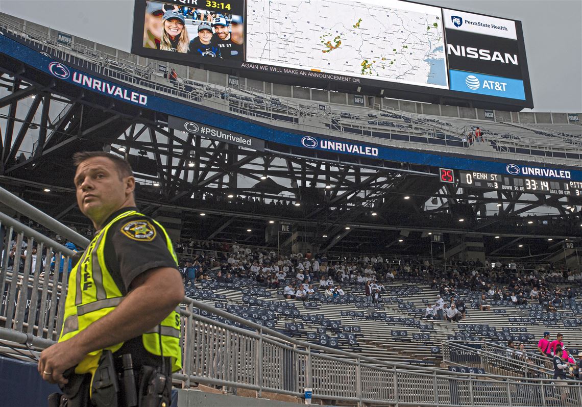 Weather delays 100th meeting between Pitt, Penn State | Pittsburgh Post ...