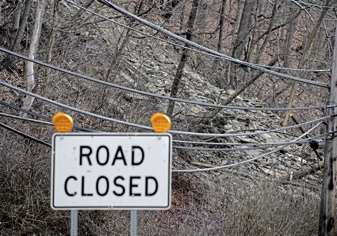 Route 51 in Moon to remain closed as hillside continues to shift ...