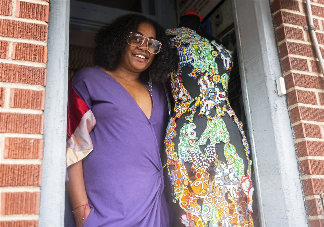 Making a dress together — at a social distance | Pittsburgh Post-Gazette
