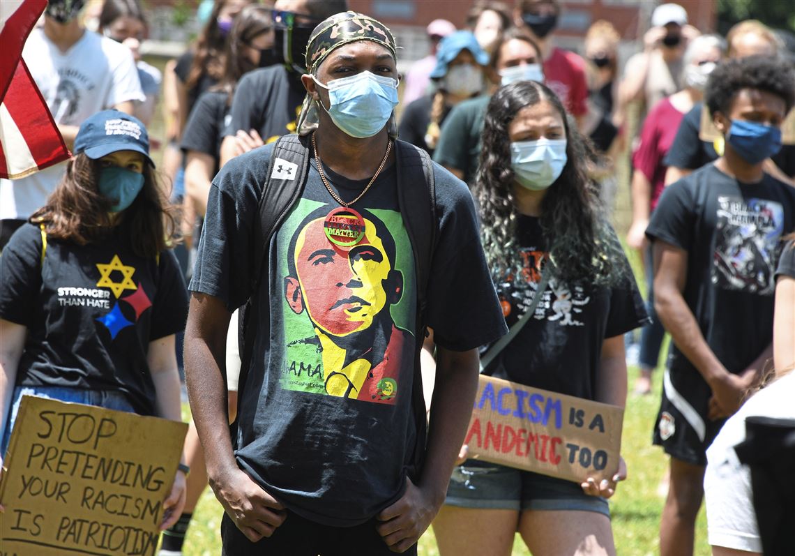 Hundreds gather for Pittsburgh-area demonstrations on racial injustice ...