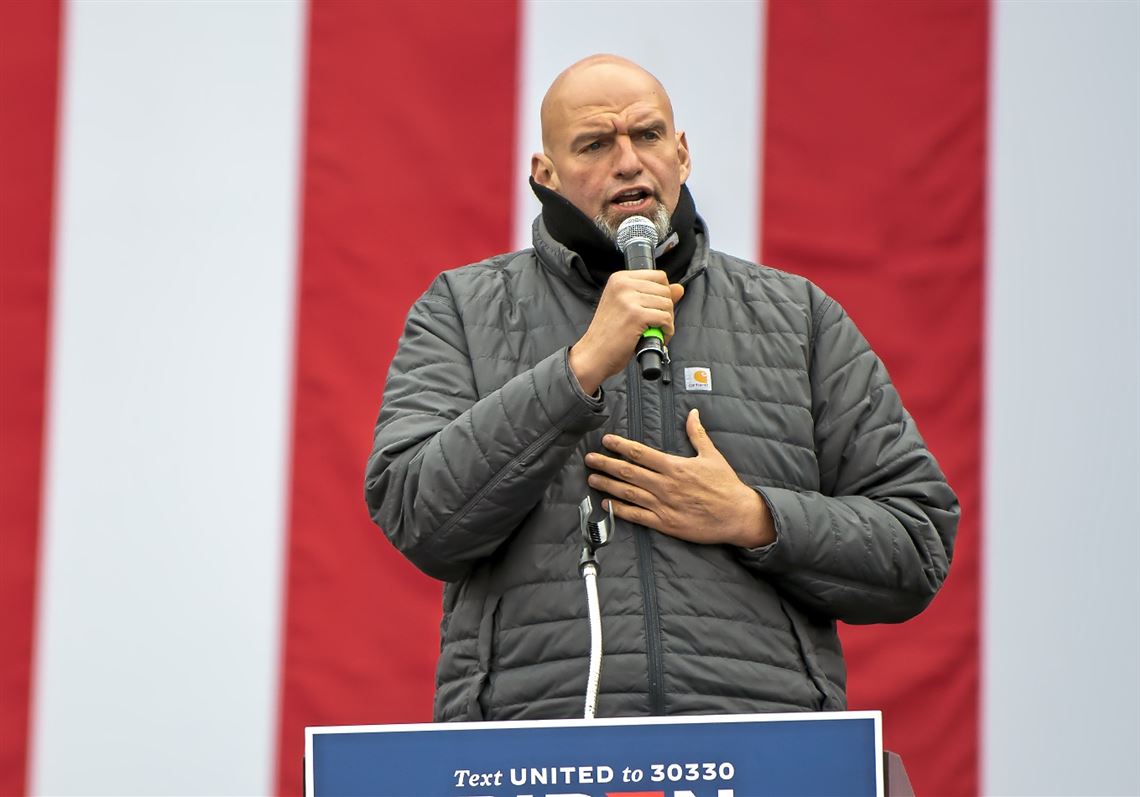 Lt. Gov. John Fetterman officially announces run for the U.S. Senate ...