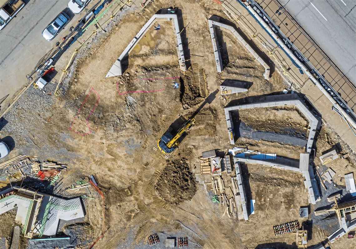 Taking shape: I-579 ‘cap’ project starting to look like a park near ...