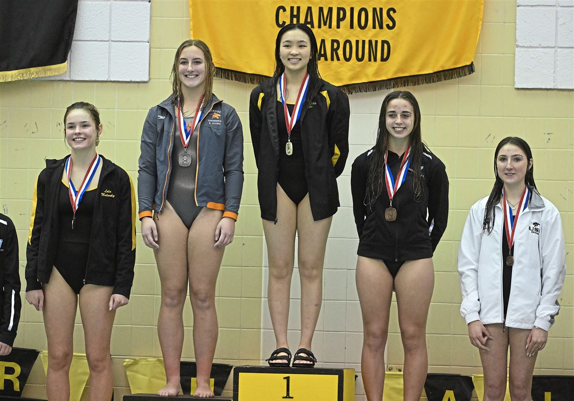 WPIAL Class 3A diving championships: Will Schenk, Christina Shi give ...