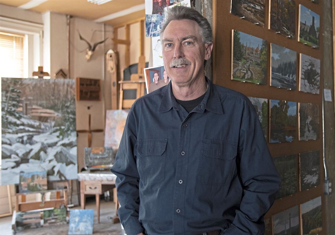 Ron Donoughe's paintings are a guide to Pittsburgh's neighborhoods and ...