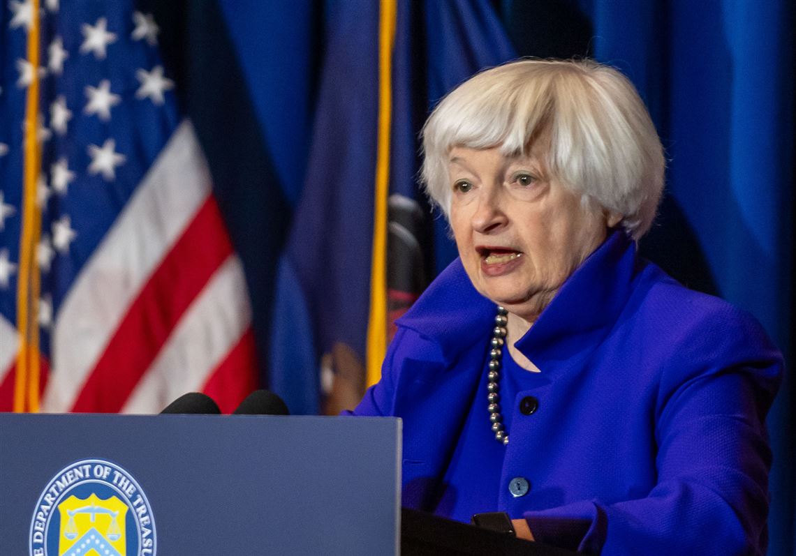 Treasury Secretary Janet Yellen visits Pittsburgh to discuss health ...