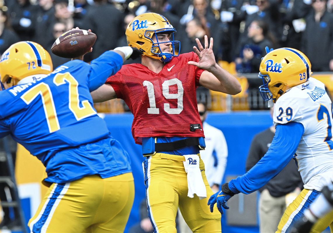 Pitt's quarterbacks show progress in Blue-Gold spring game, while ...