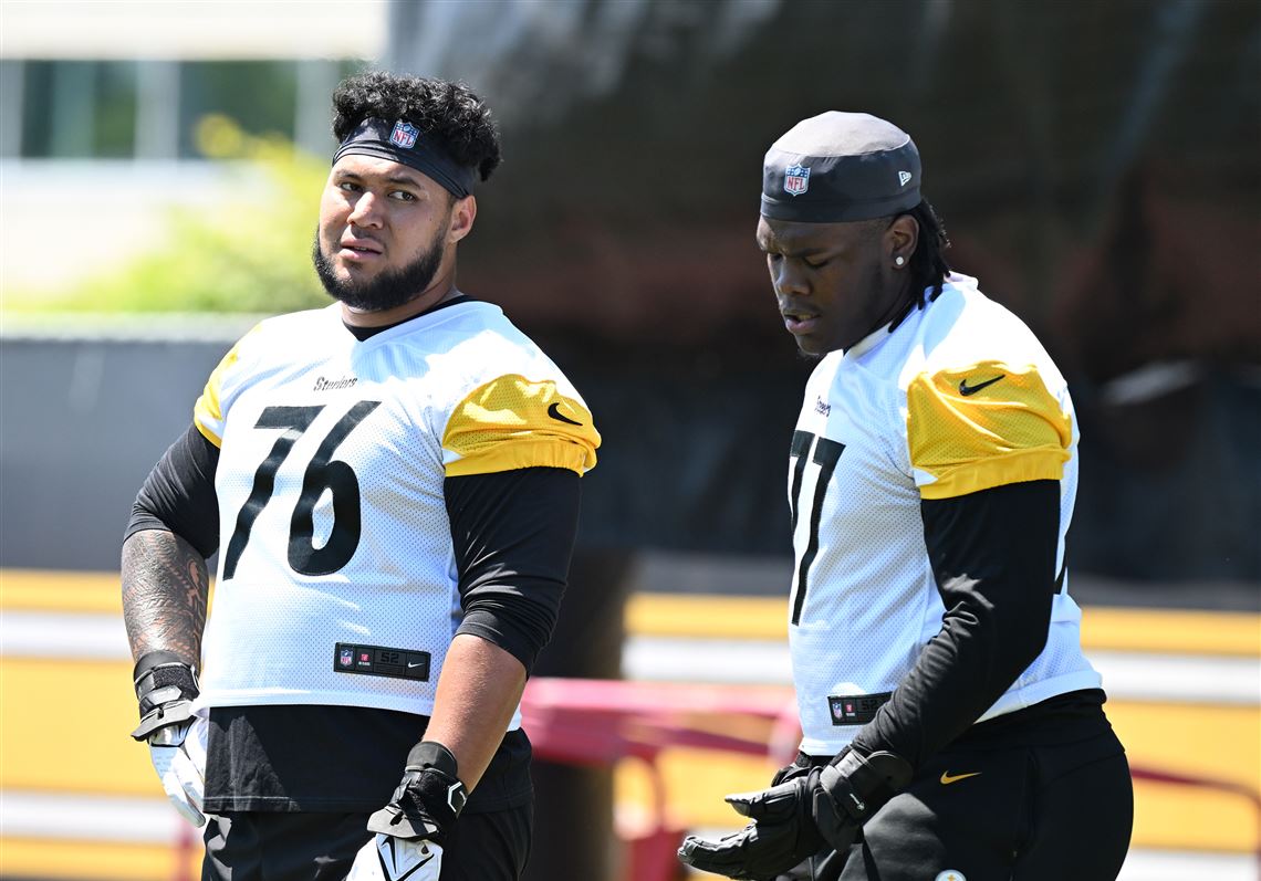WATCH: Are Steelers confident in Broderick Jones, Troy Fautanu after ...
