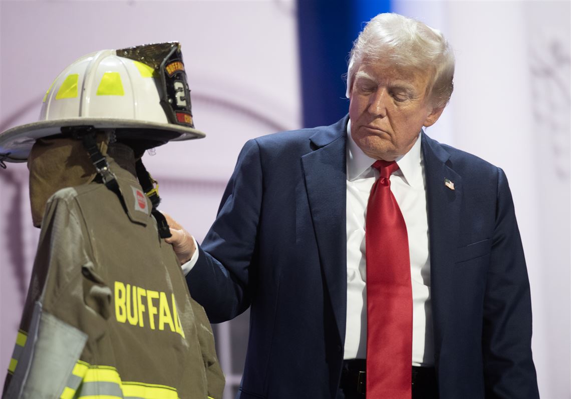 Trump recounts Butler shooting as he pledges to close the border, drill ...