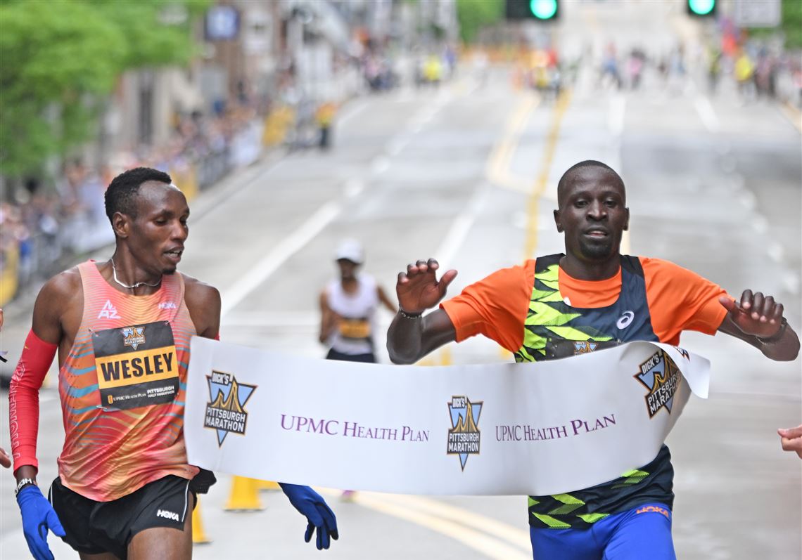 Thrilling photo finish captured in Pittsburgh Half Marathon ...
