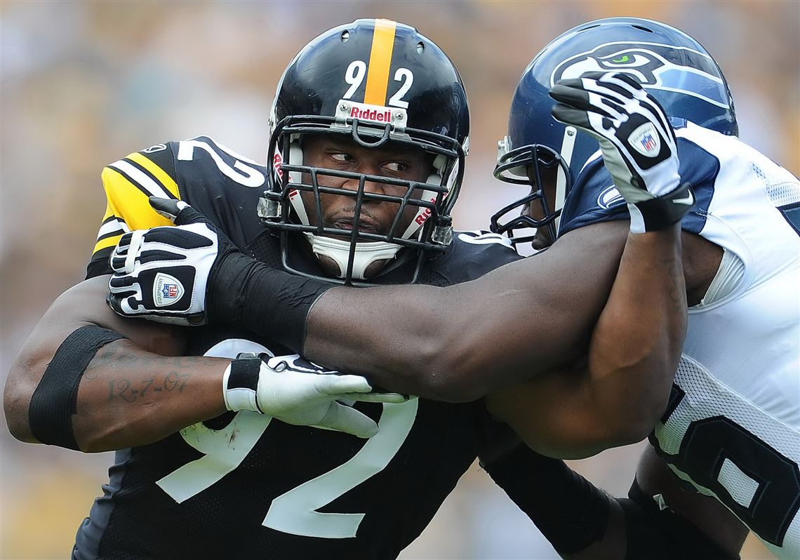 Steelers linebacker James Harrison says, 'I'm back' | Pittsburgh Post ...