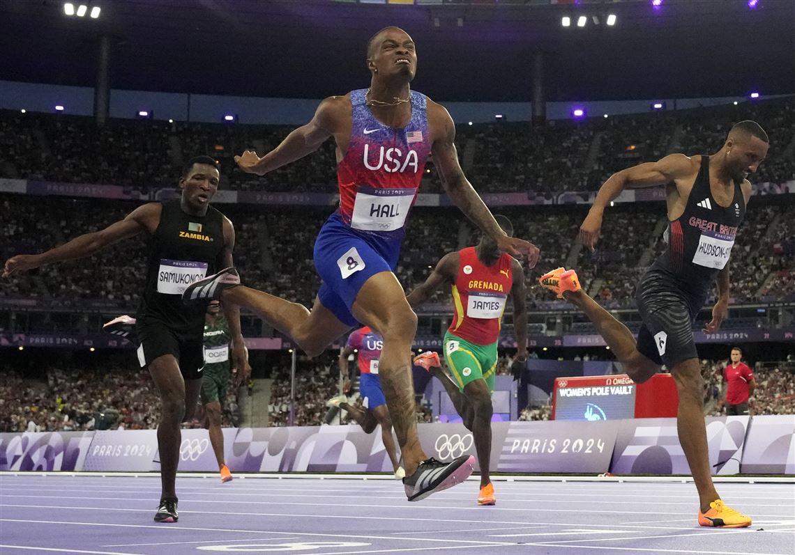 Quincy Hall gets a gold in the Olympic 400 meters with yet another U.S ...