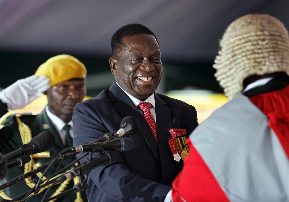 Zimbabwe's new leader vows to tackle corruption | Pittsburgh Post-Gazette
