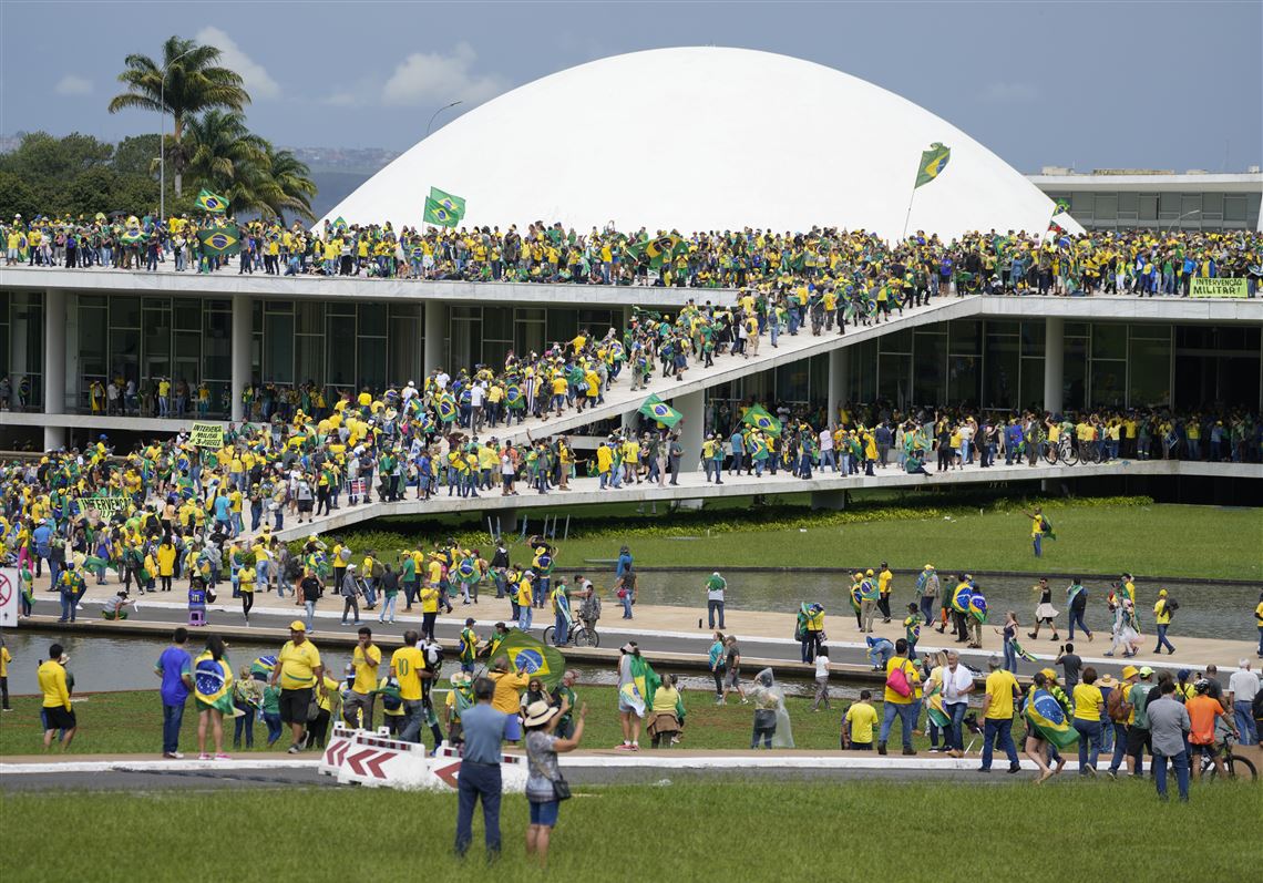 Assault on presidential palace, congress challenges Brazil's democracy ...
