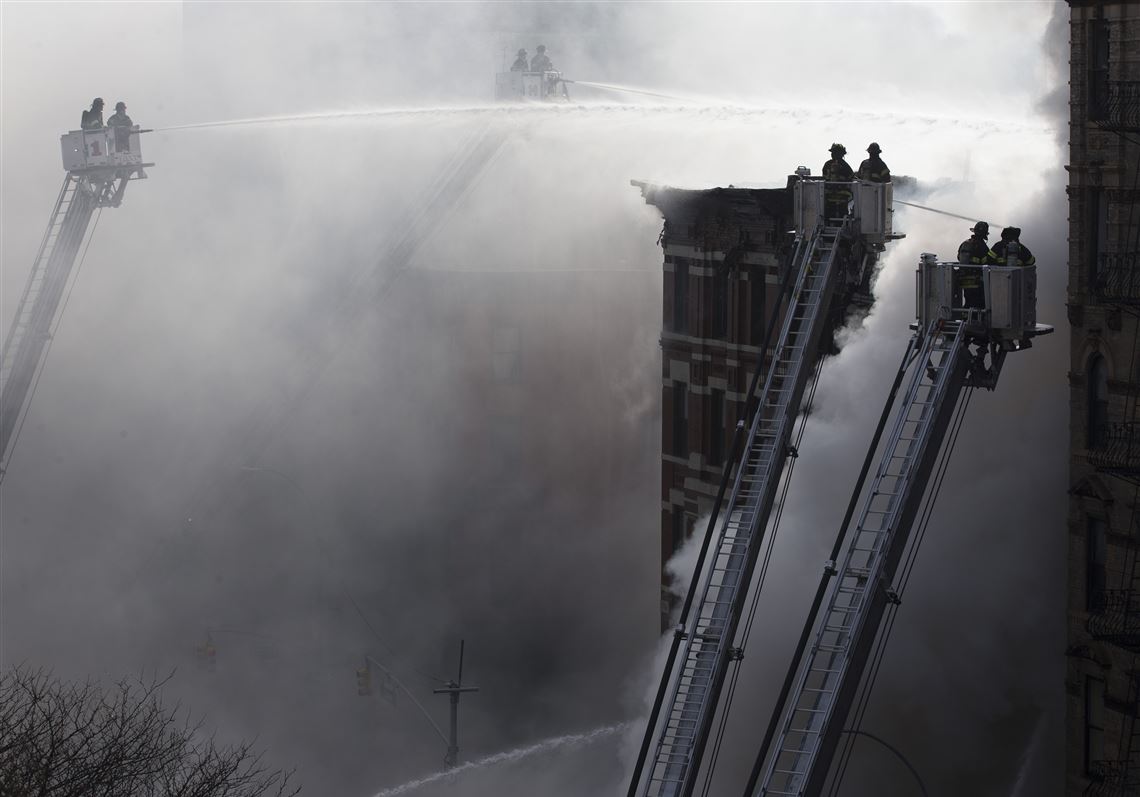 New York fire, building collapse injure 19; gas blast blamed ...
