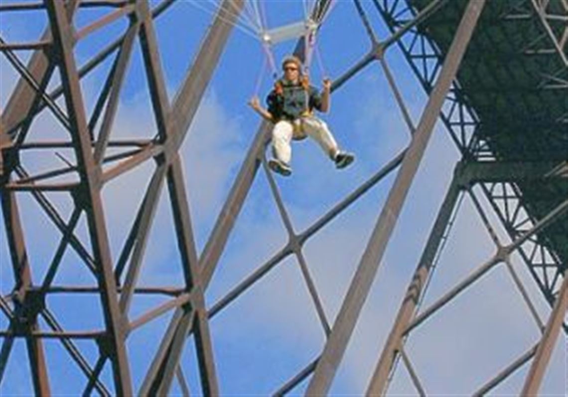 On Bridge Day, take a flying leap into base jumping | Pittsburgh Post ...