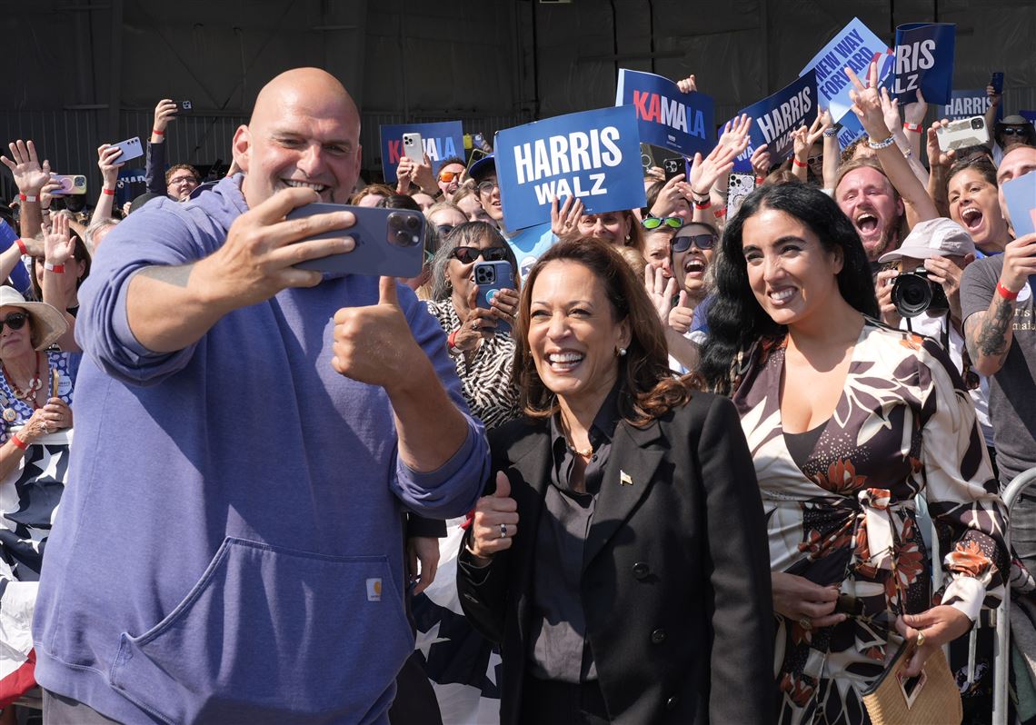 Fetterman, picking Harris to win, says Pa. election results will come ...