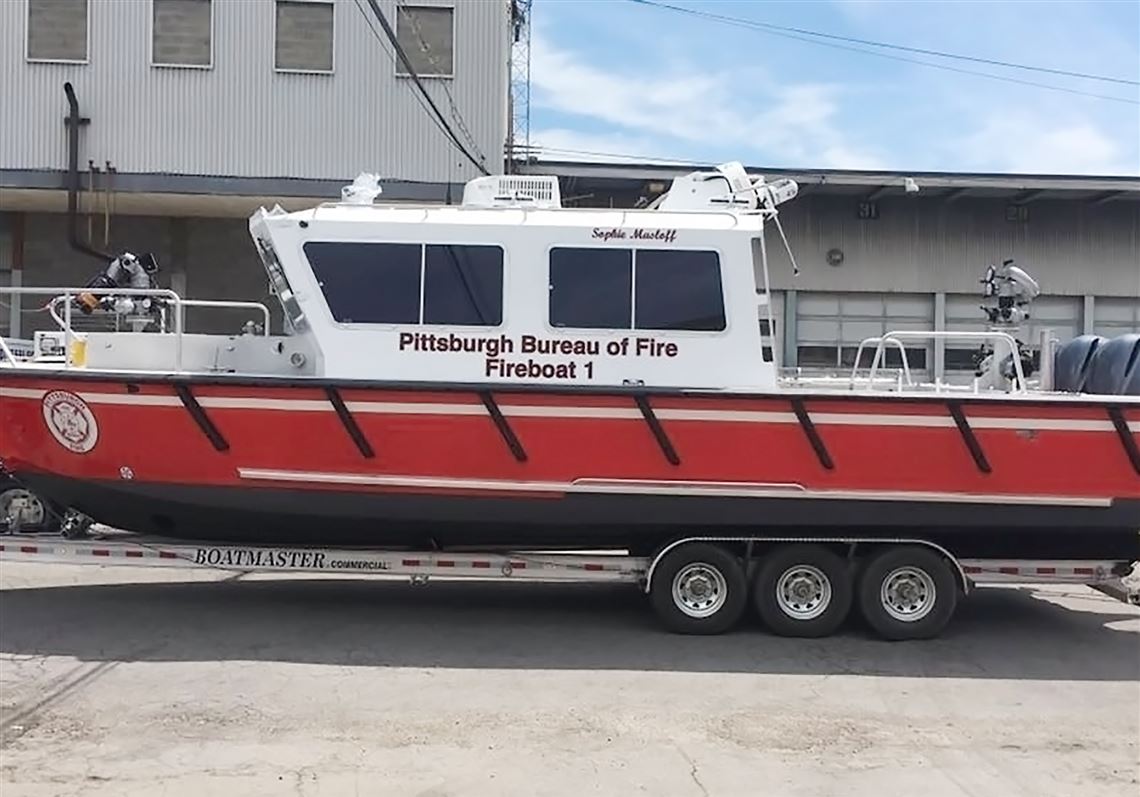 The 'Sophie Masloff' fireboat has arrived | Pittsburgh Post-Gazette