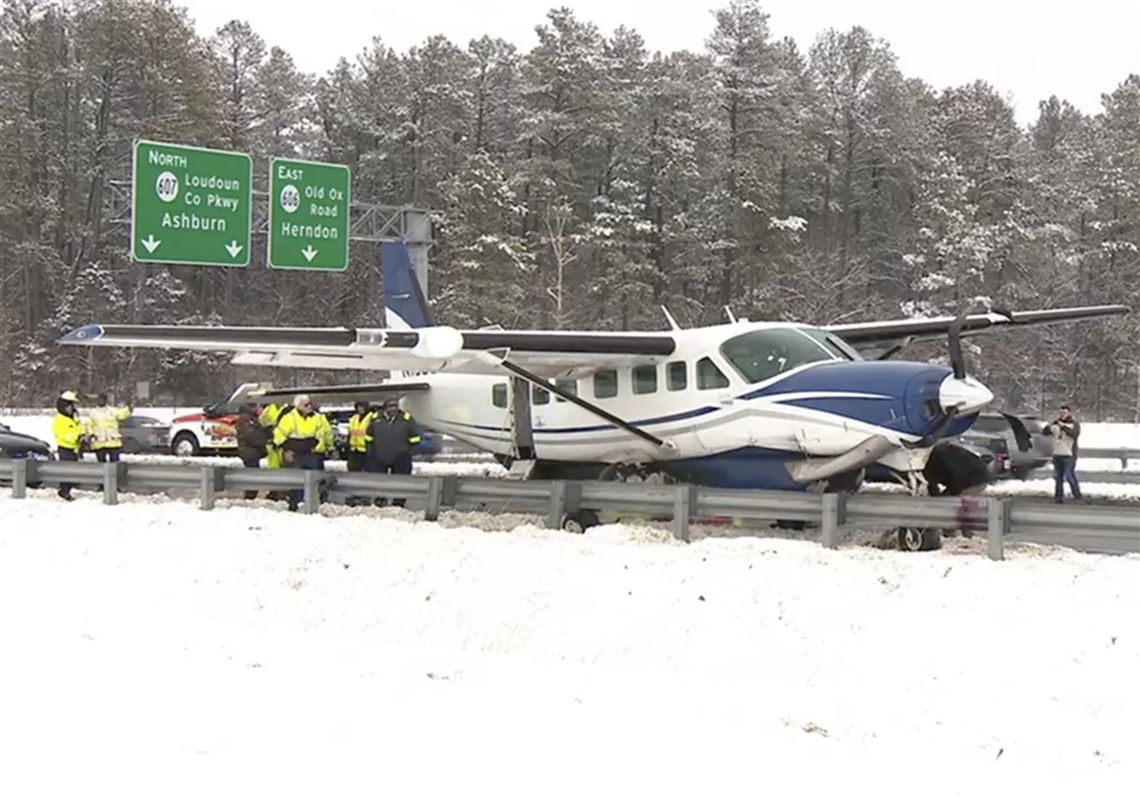 Plane makes emergency landing on a northern Virginia highway after ...