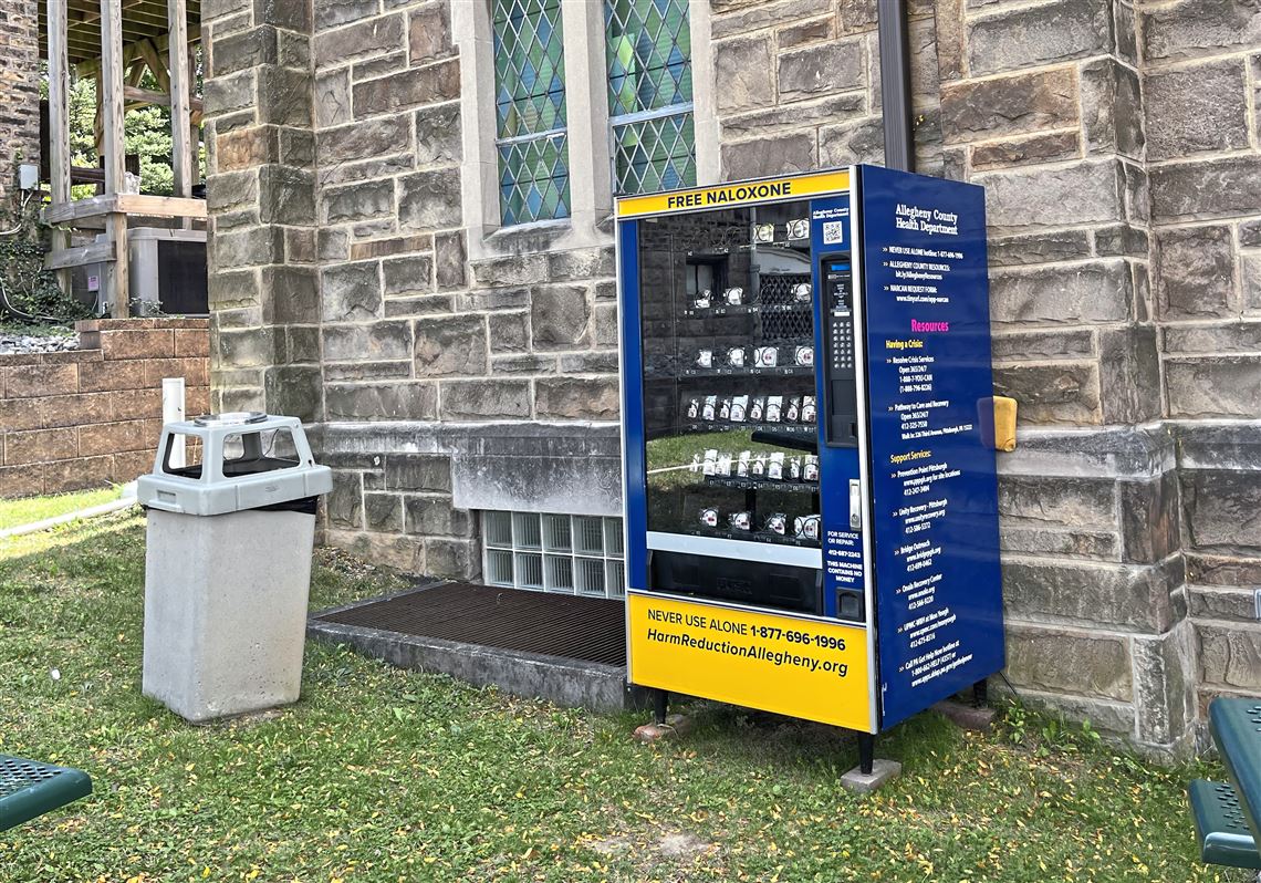 Allegheny County's free Narcan vending machine effort at a standstill ...