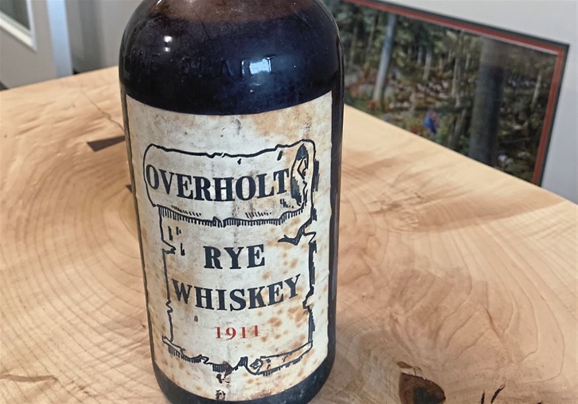 1911 bottle of Overholt rye sells for $5,500 | Pittsburgh Post-Gazette