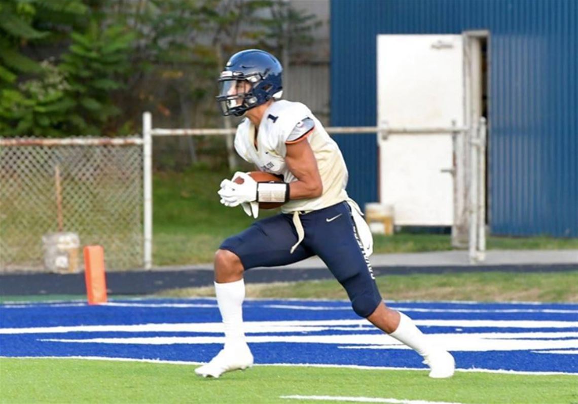 Kiski Area's Kenneth Blake uses 'Monday Night Football' stage to jump ...