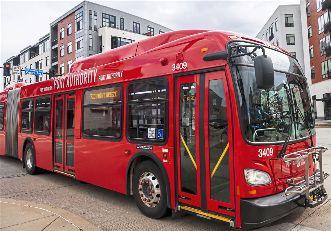 Port Authority’s new buses have softer lights, plastic seats, display ...