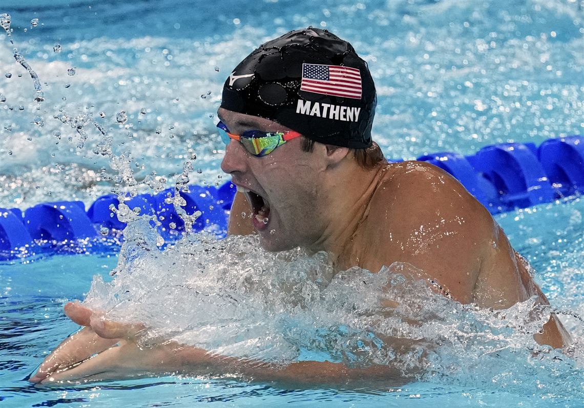 Upper St. Clair native Josh Matheny finishes 7th in Paris Olympics 200 ...