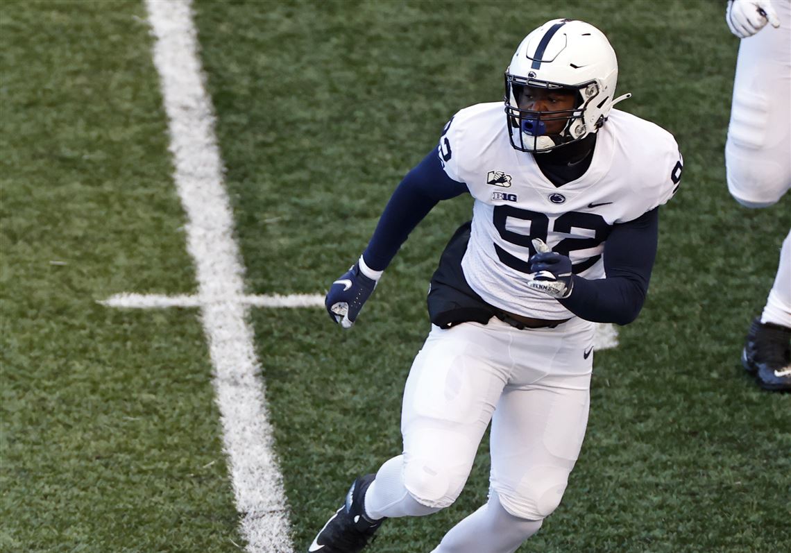 No. 10 Penn State’s defensive end Smith Vilbert unavailable for rest of ...