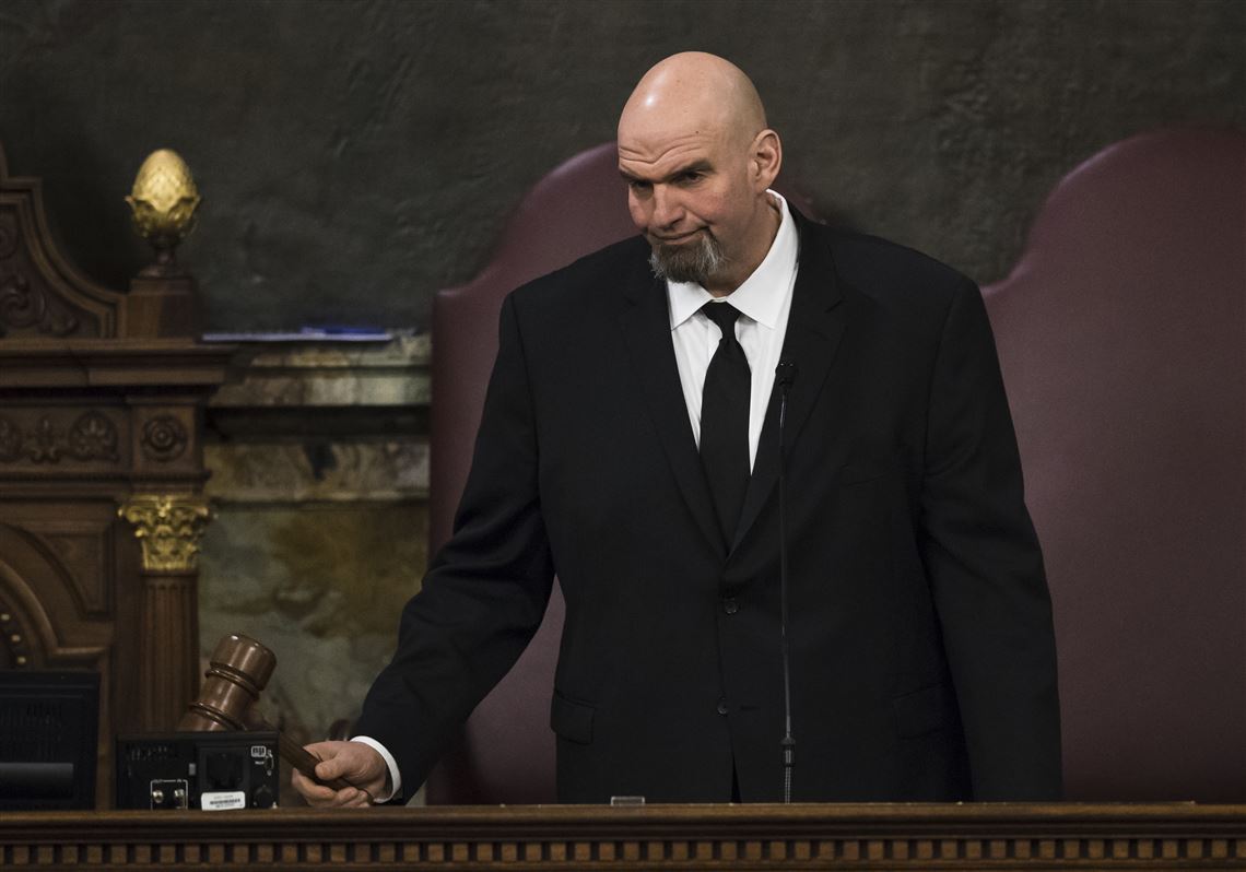Fetterman appears faint at Senate podium, but he's "back to normal ...