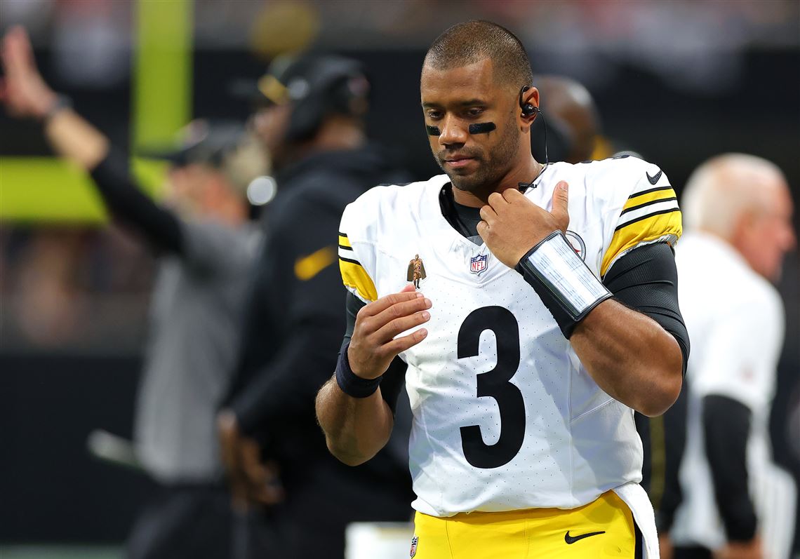 WATCH: No need for Steelers to rush Russell Wilson after Justin Fields ...