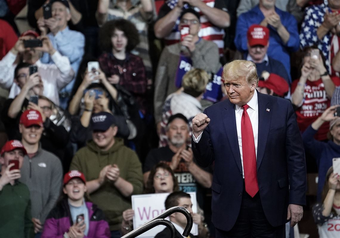 Trump tries to ’shake up the Dems’ at New Hampshire rally | Pittsburgh ...