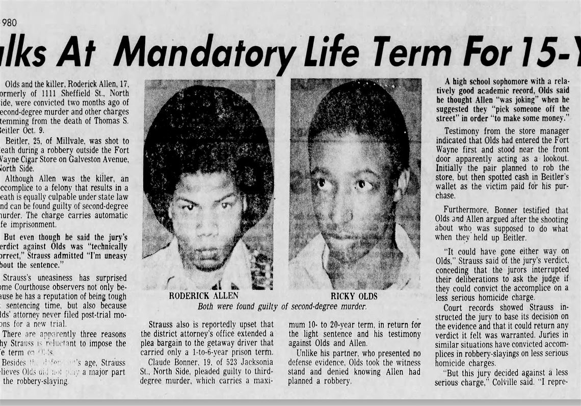 Almost there: Serving life since 14, Ricky Olds nears parole ...