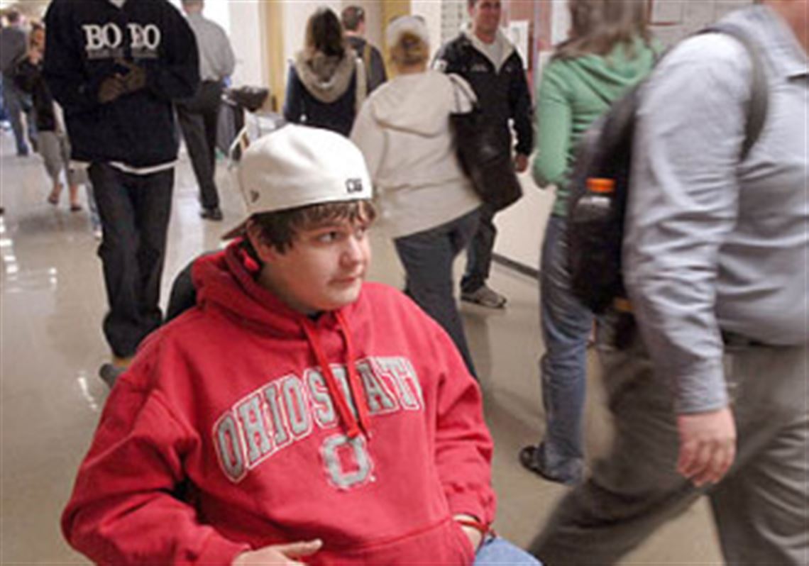 College student with disability picks himself up after tough start ...