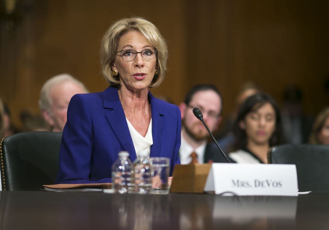 DeVos unfit for education post, Democrats assert | Pittsburgh Post-Gazette