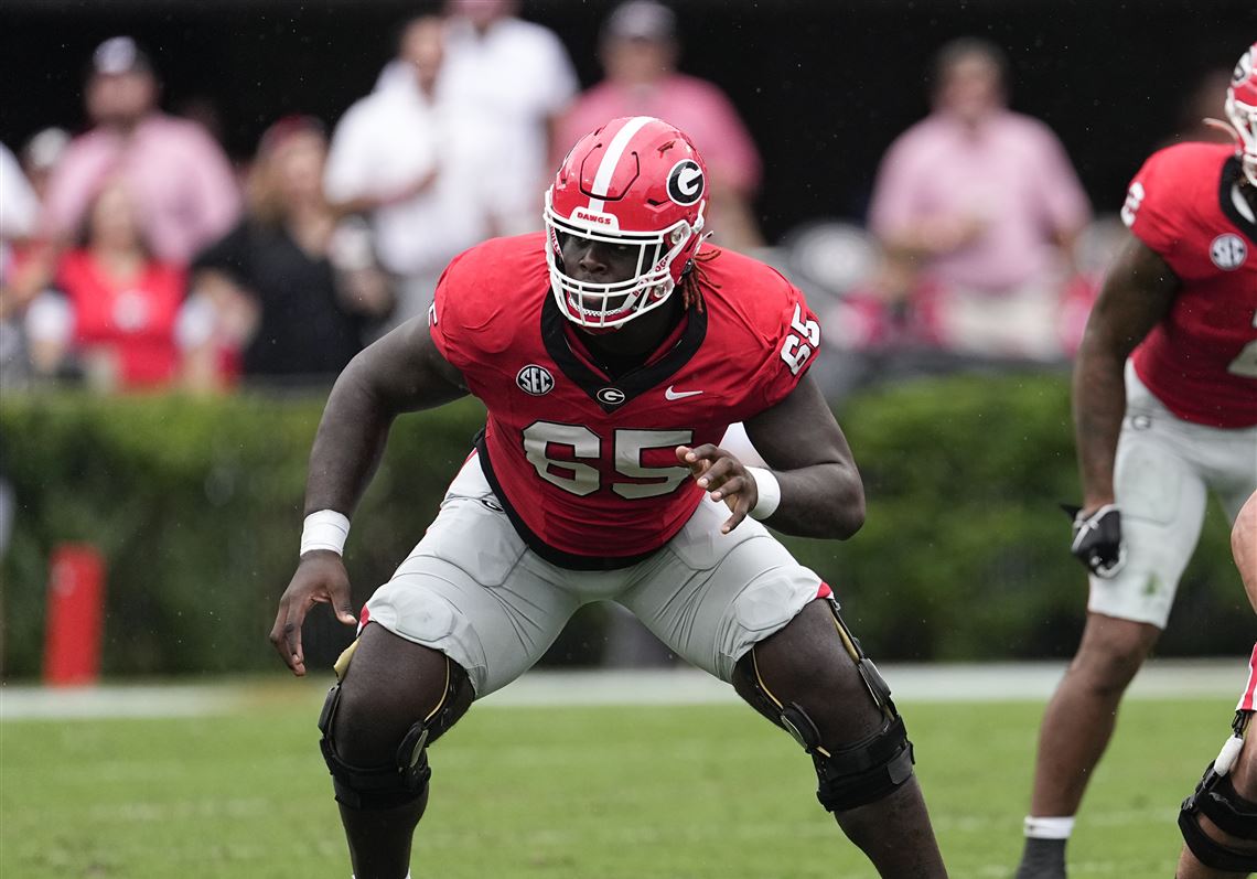 WATCH: Should Georgia tackle Amarius Mims be at the top of Steelers ...