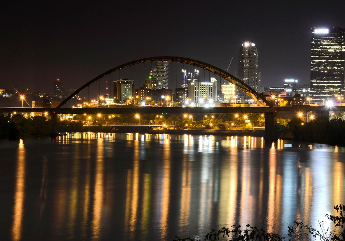 Pittsburgh Bridges At Night Dave DiCello على X: "The Sister
