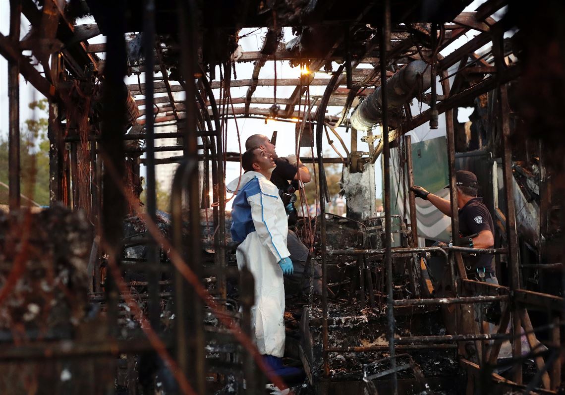 Jerusalem bomber strikes two buses on road from Bethlehem | Pittsburgh ...