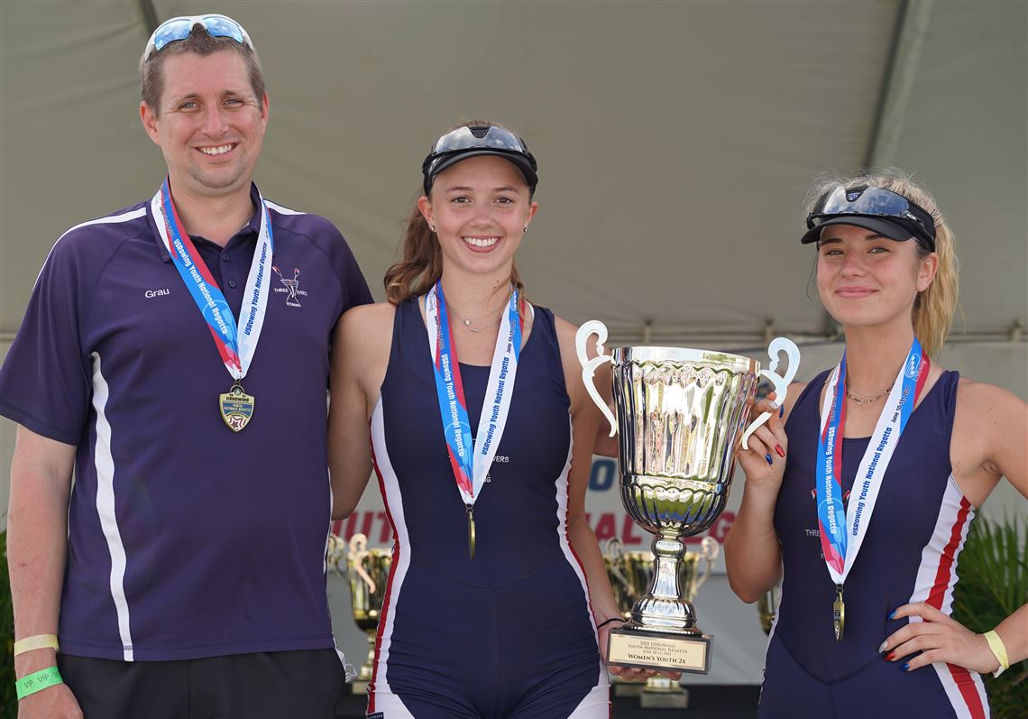 Three Rivers wins big at Youth National Regatta as women's double goes ...